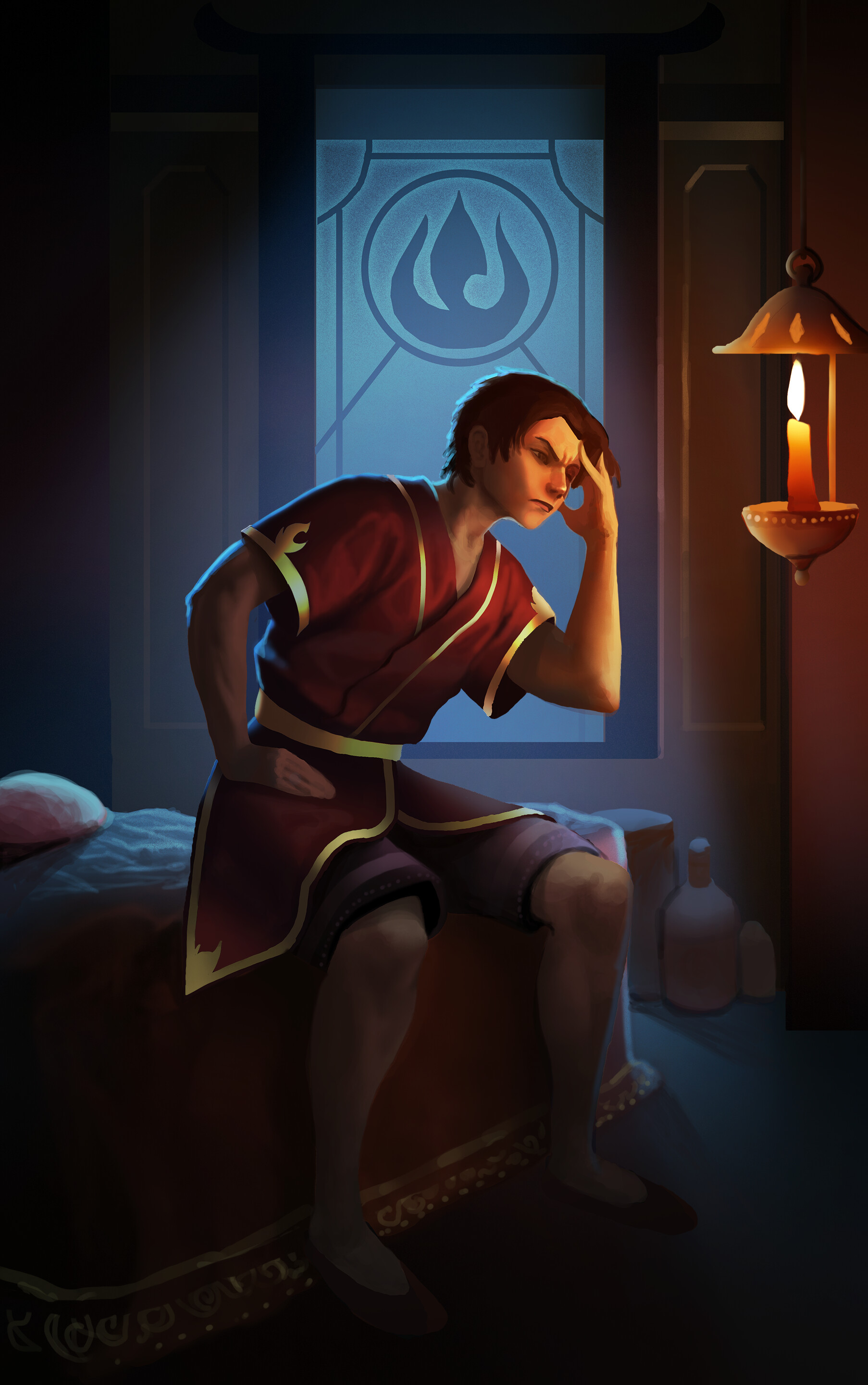 ArtStation - Zuko Meditating