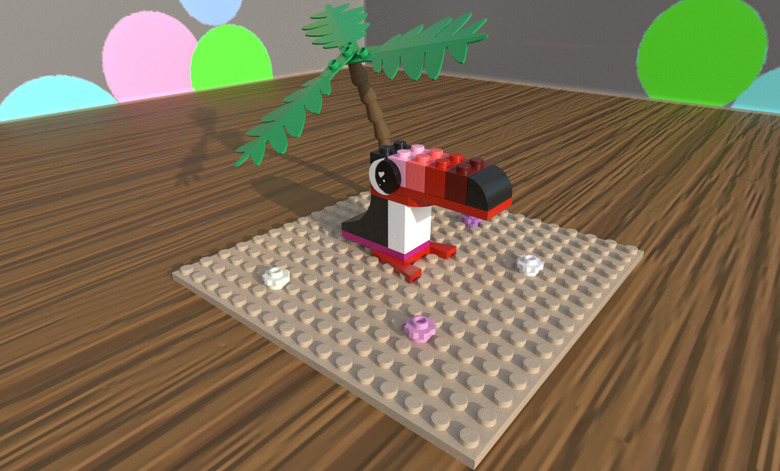 ArtStation - 3D Lego Toucan