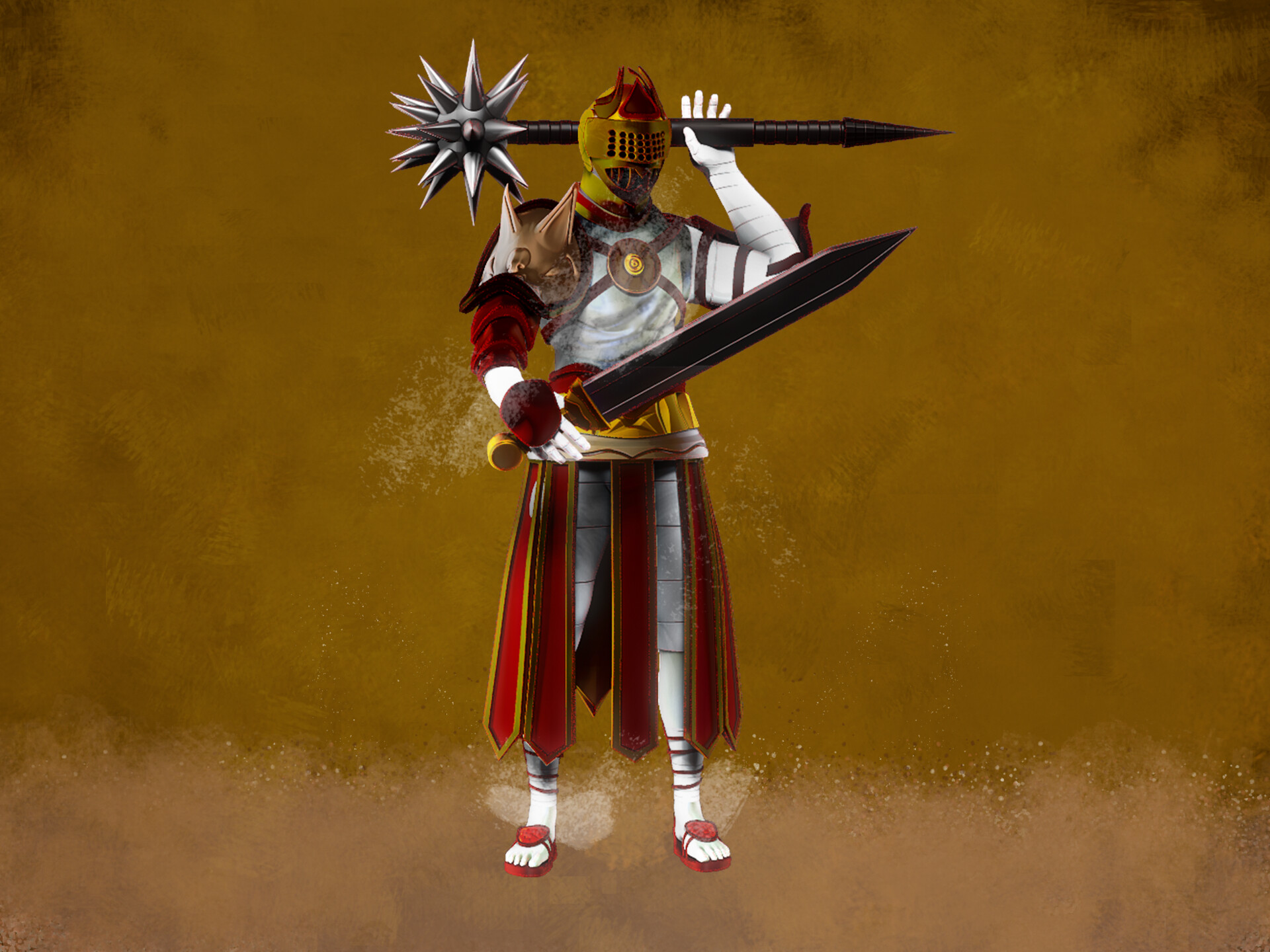 ArtStation - Gladiator of Ash