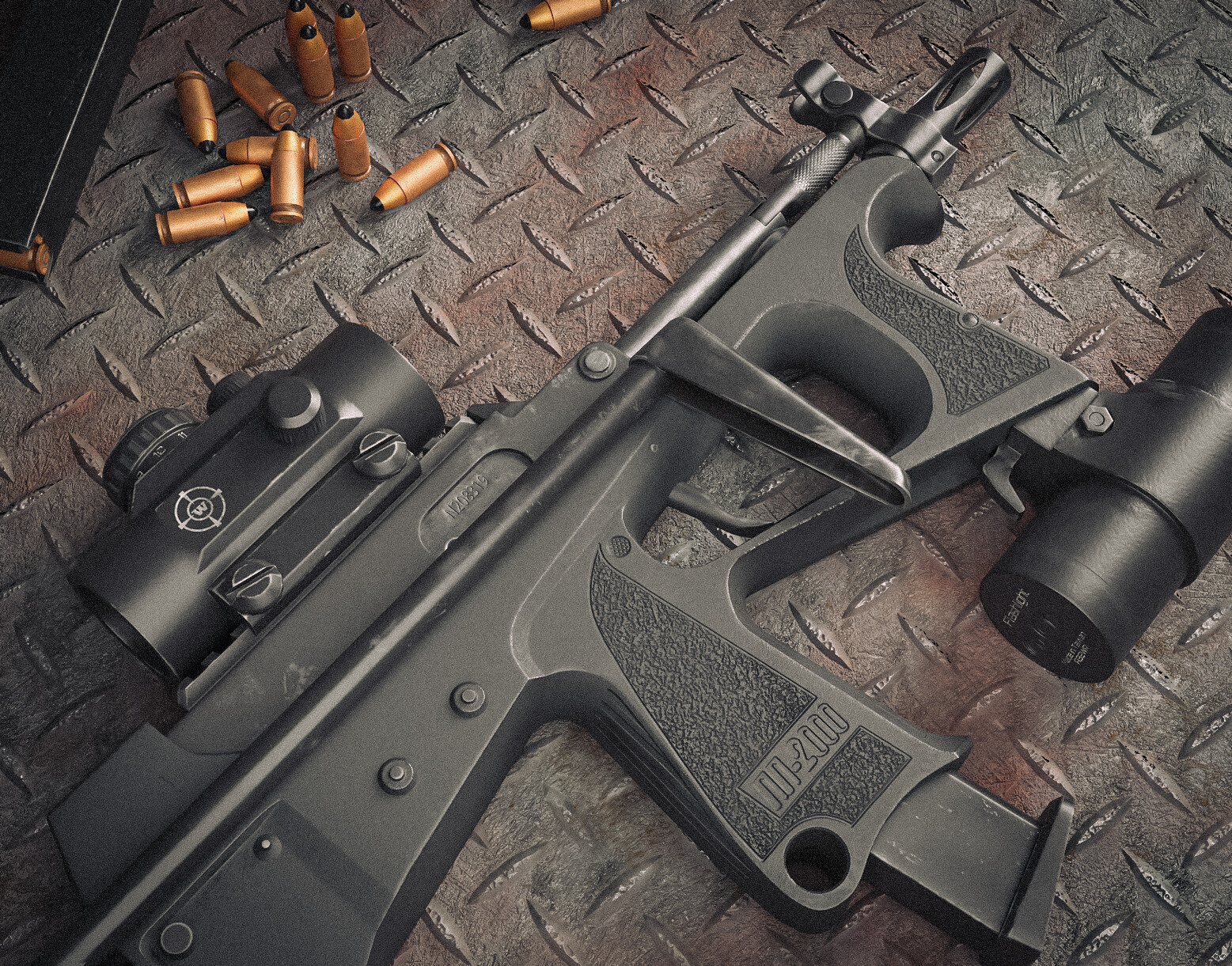 ArtStation - Submachine gun