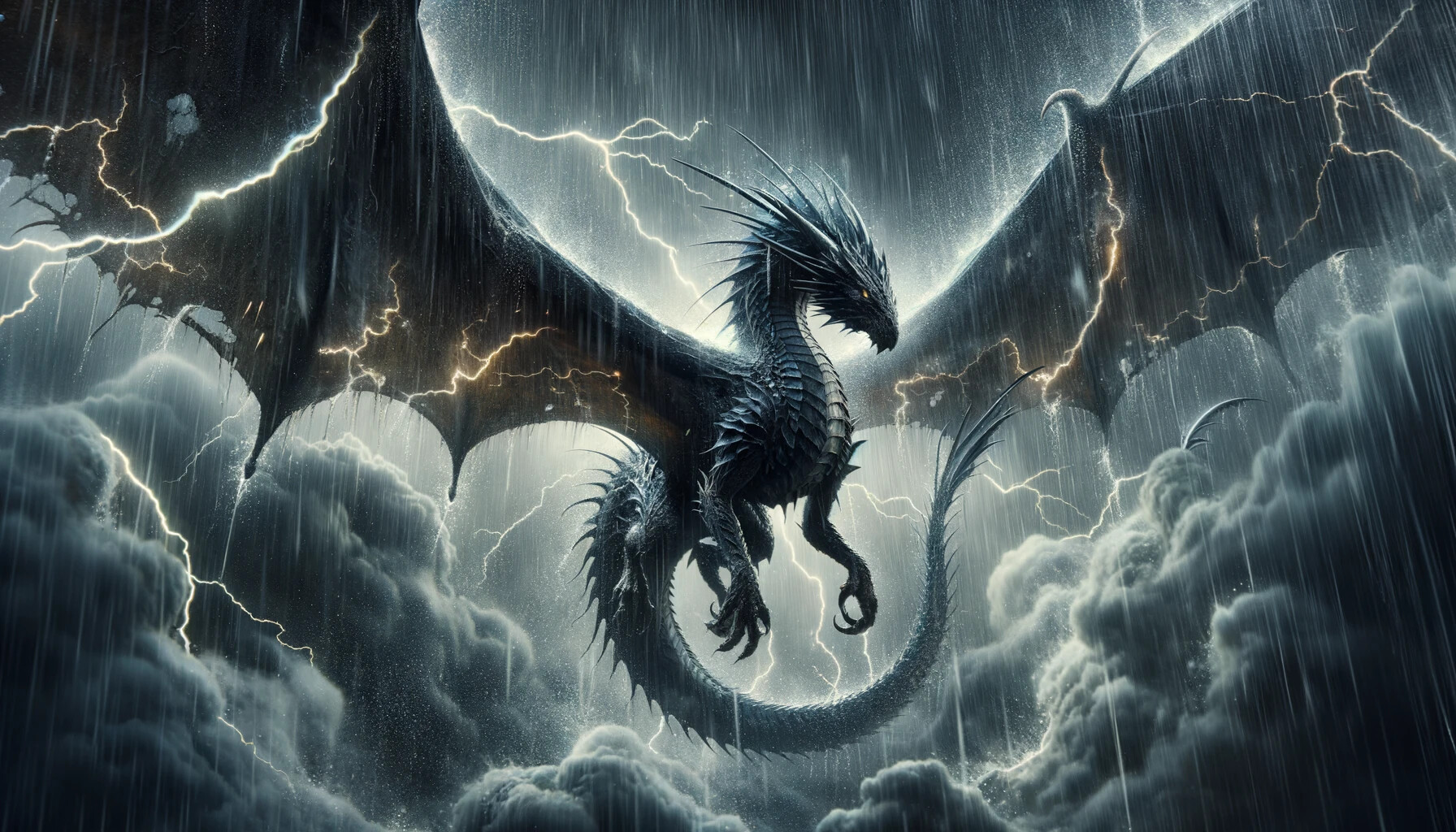 ArtStation - The storm dragon.