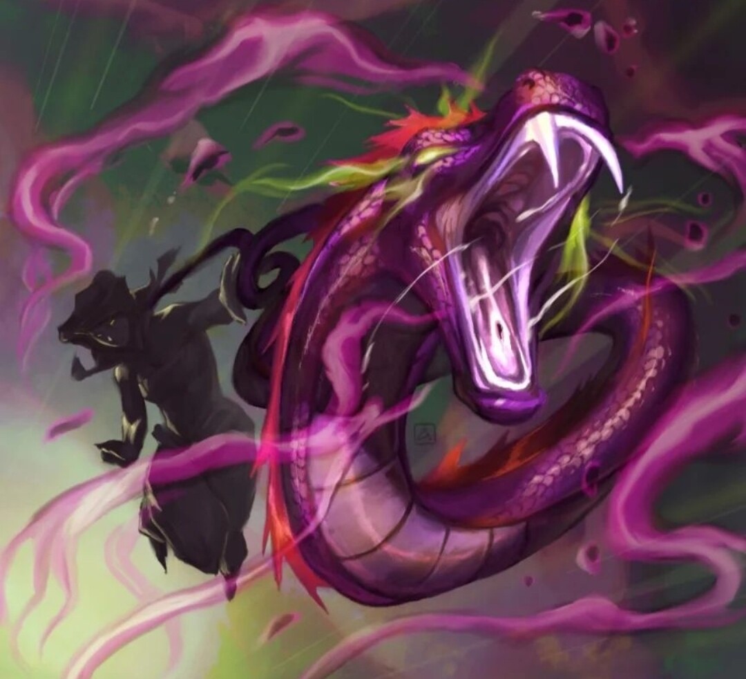 ArtStation - Purple snake
