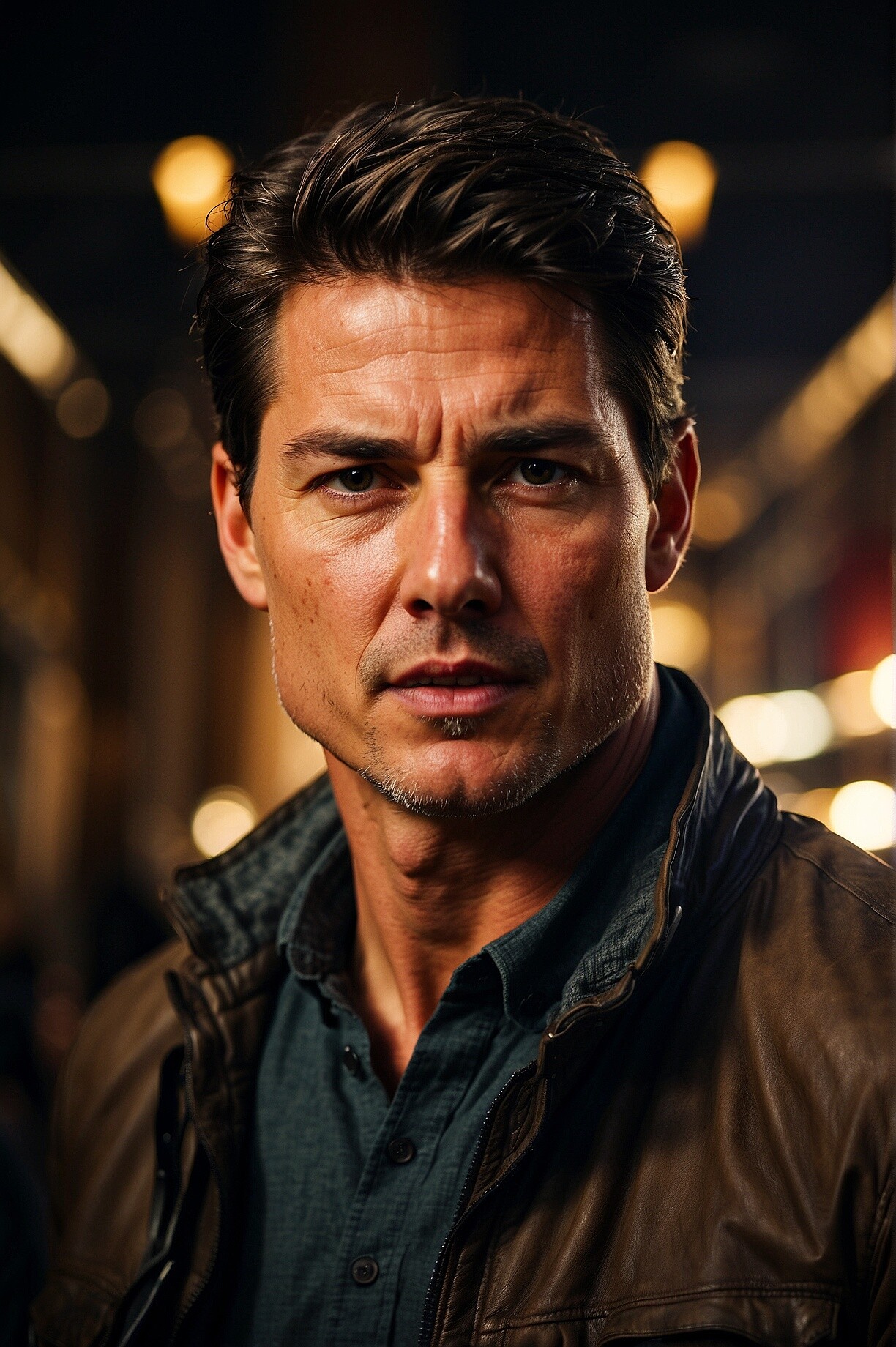 ArtStation - 2D portrait of Tom Cruise