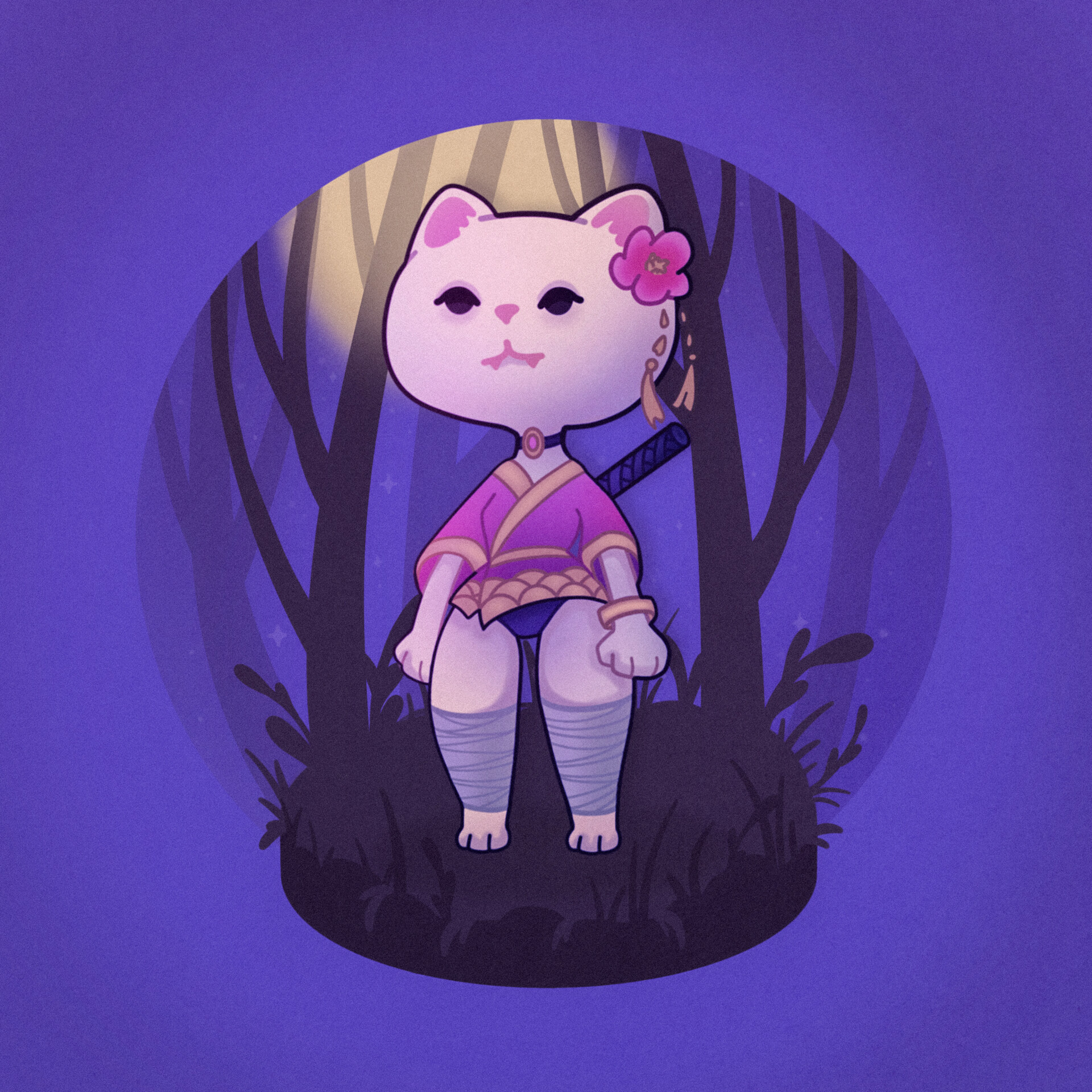 ArtStation - Japan cat