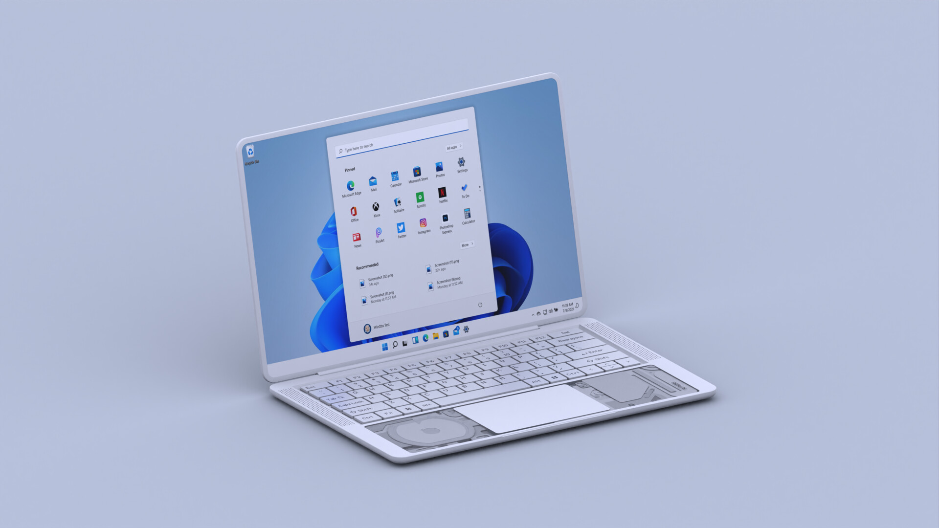 ArtStation - Nothing Laptop Concept