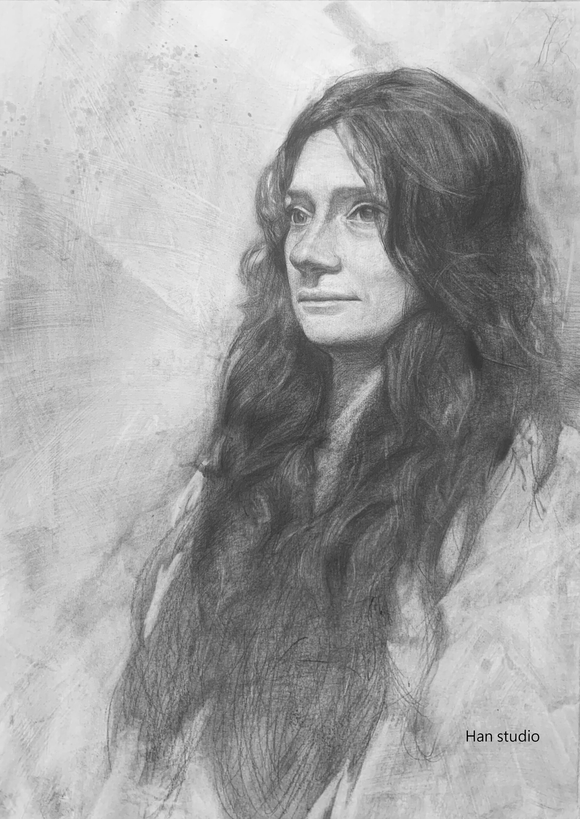 Bo Han Qiu - portrait sketch works