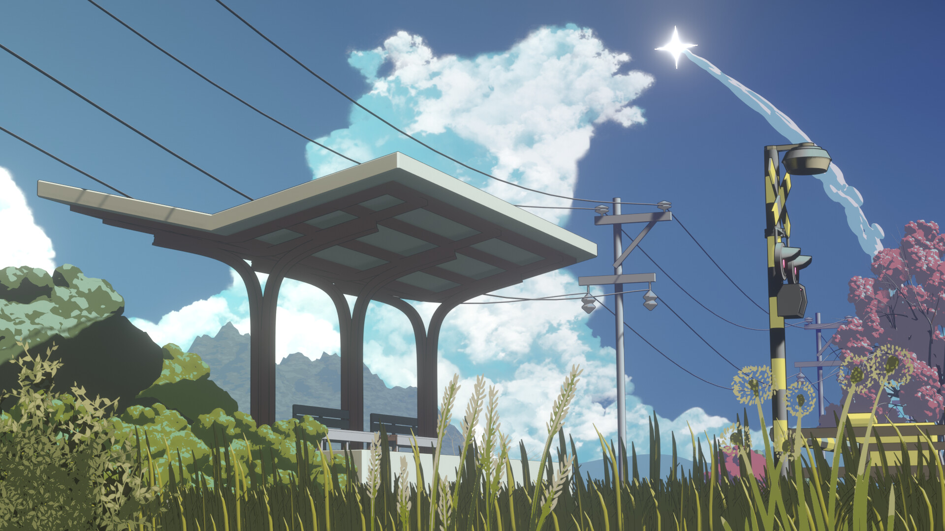 ArtStation - Anime Background (Blender)