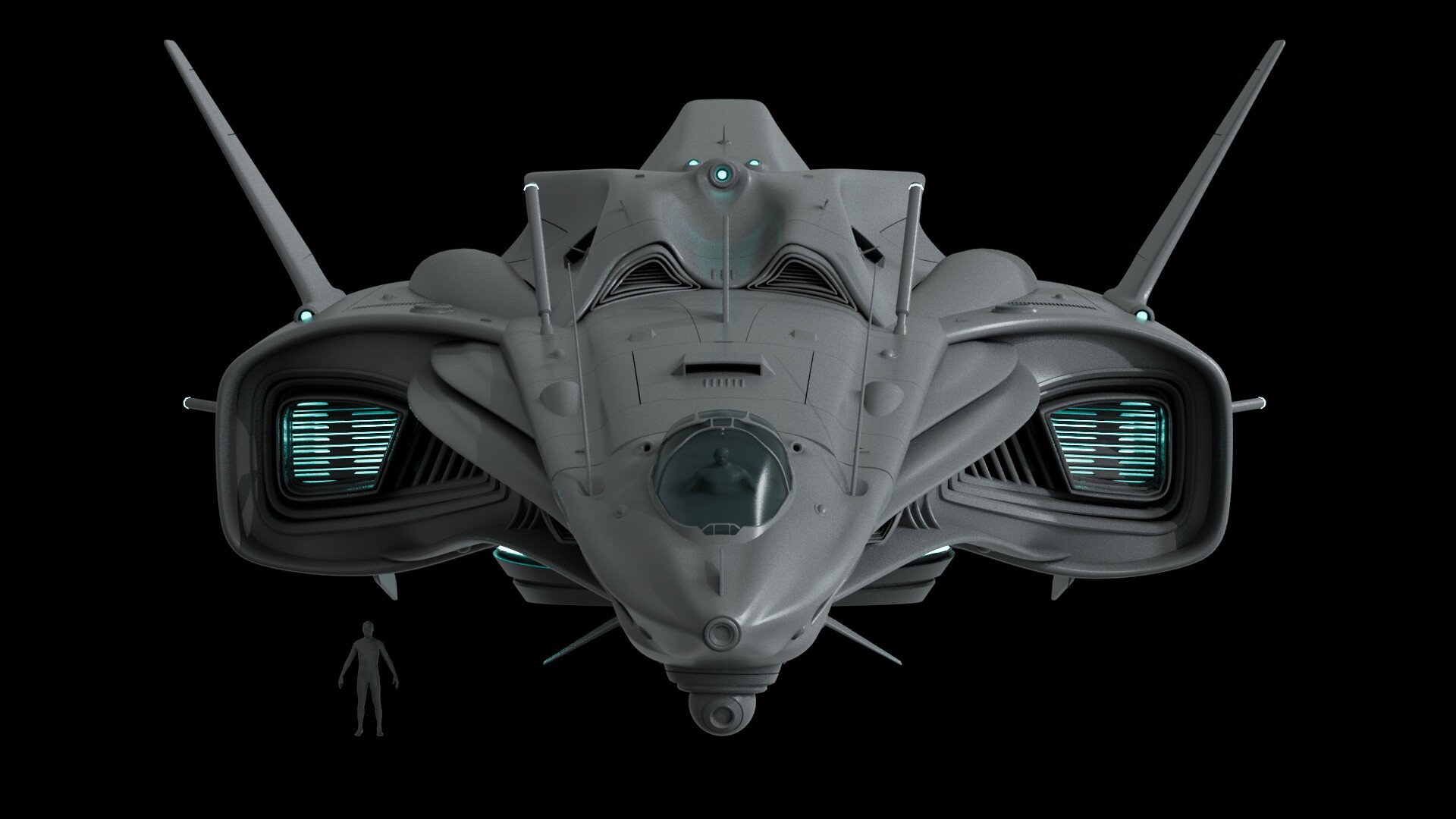 ArtStation - ALIEN SPACE SHIP