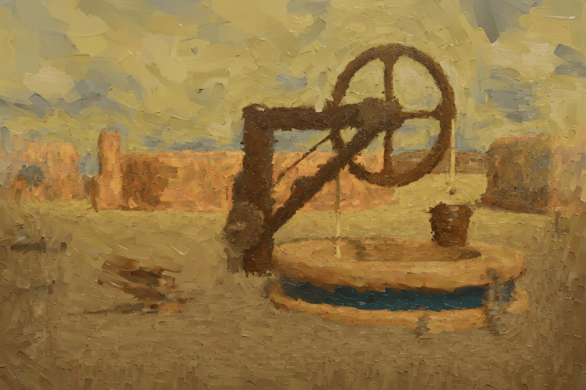 ArtStation - Shady Sands Painting | Blender 3D