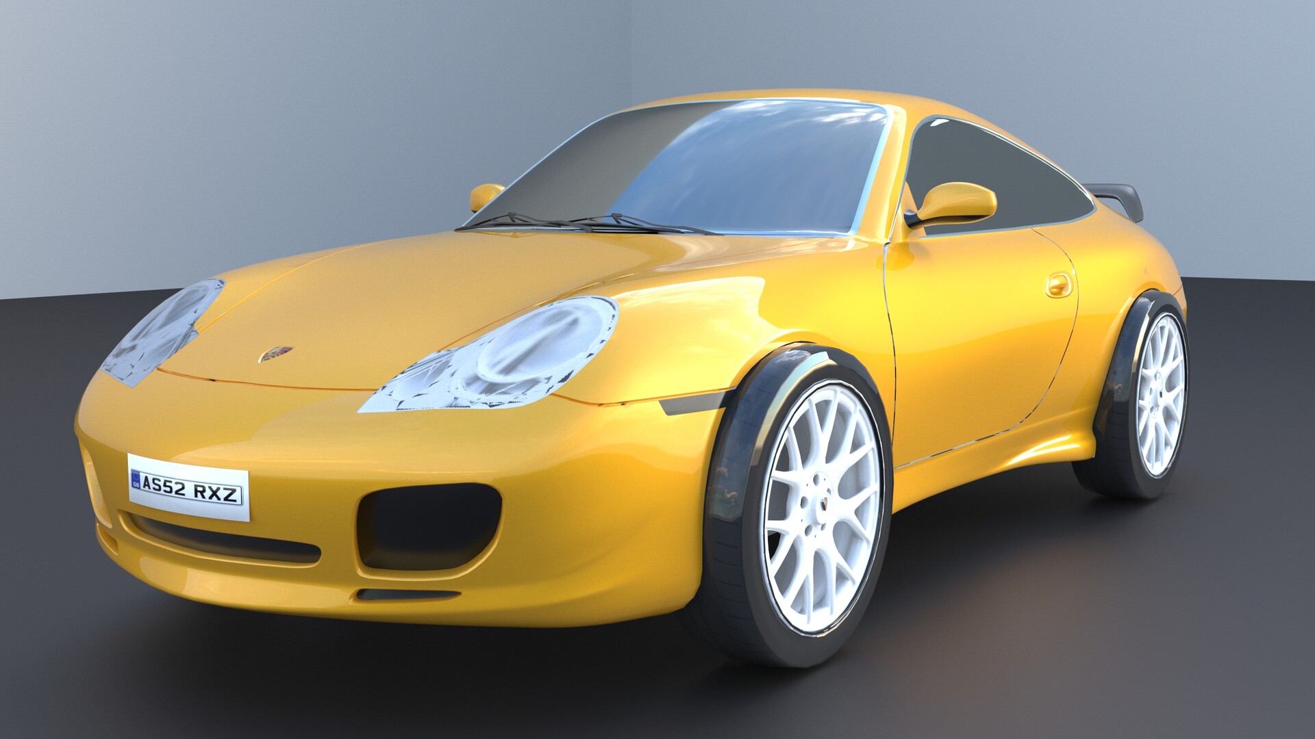 ArtStation - 3D car modeling