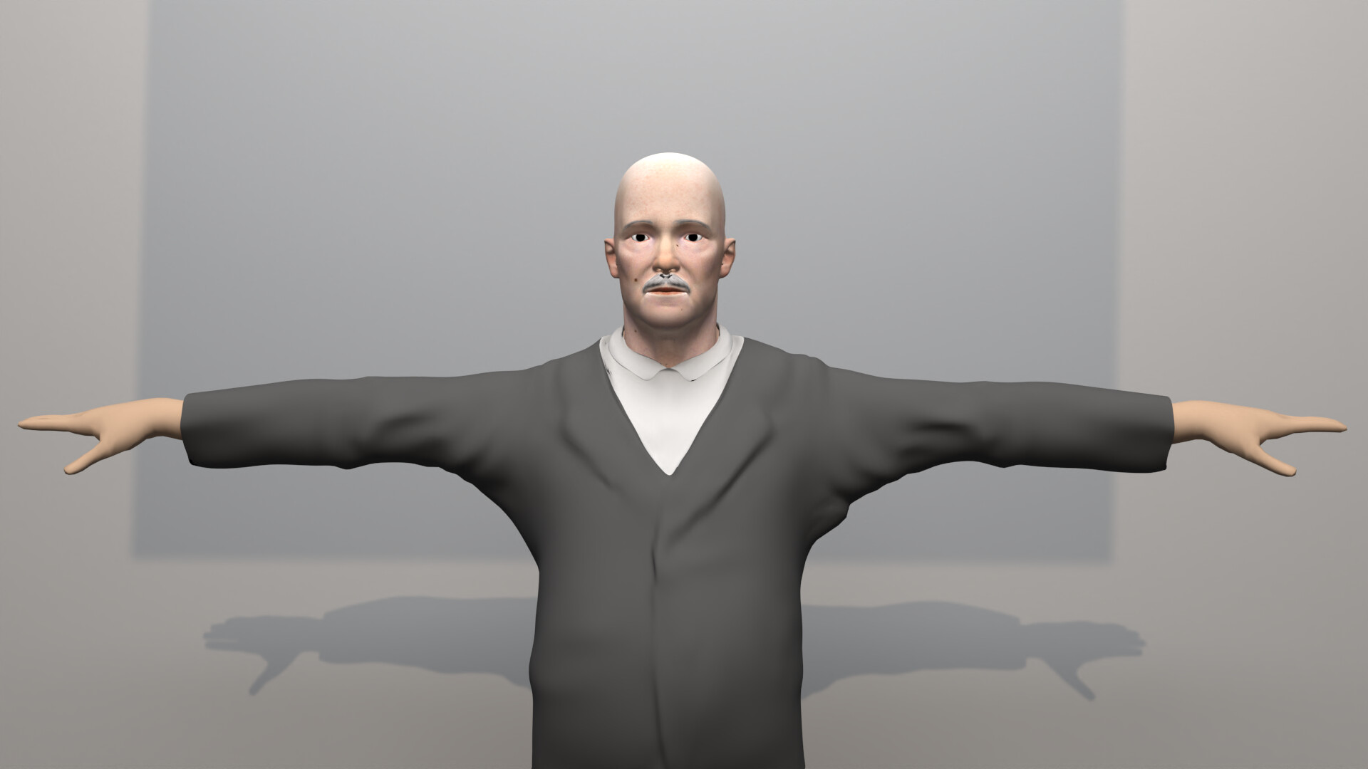 ArtStation - Character Modeling & Rigging of an Old Man