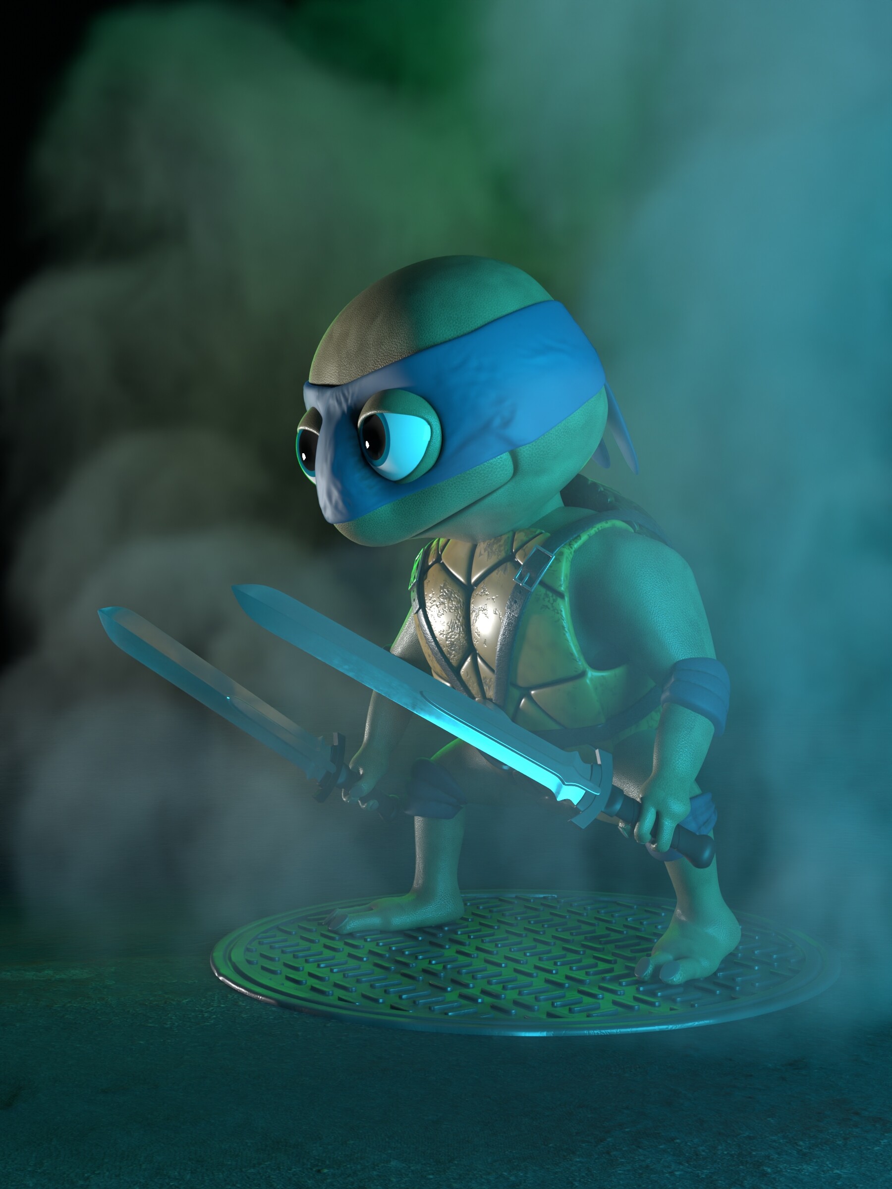 ArtStation - Baby ninja turtle