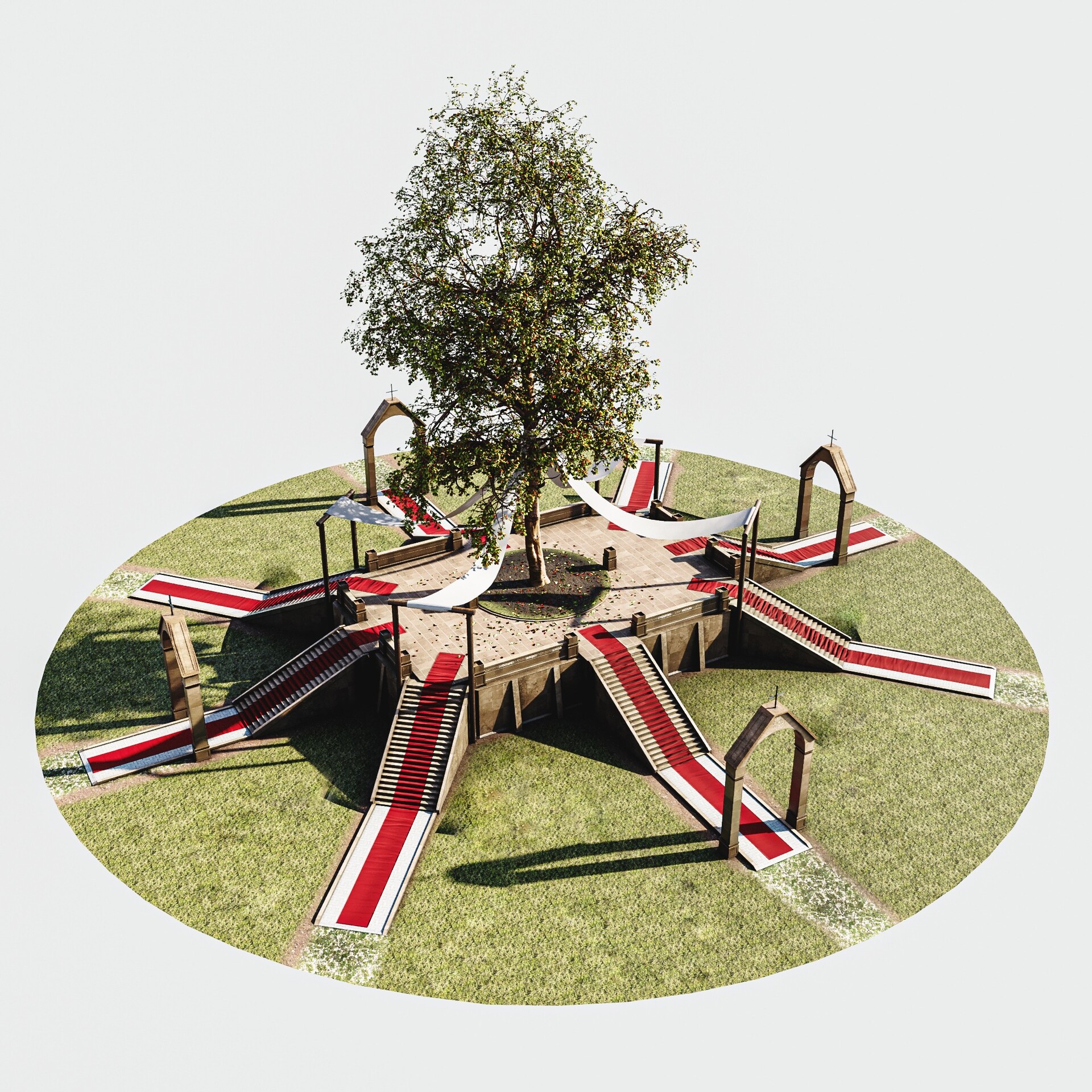 ArtStation - God Tree Scane