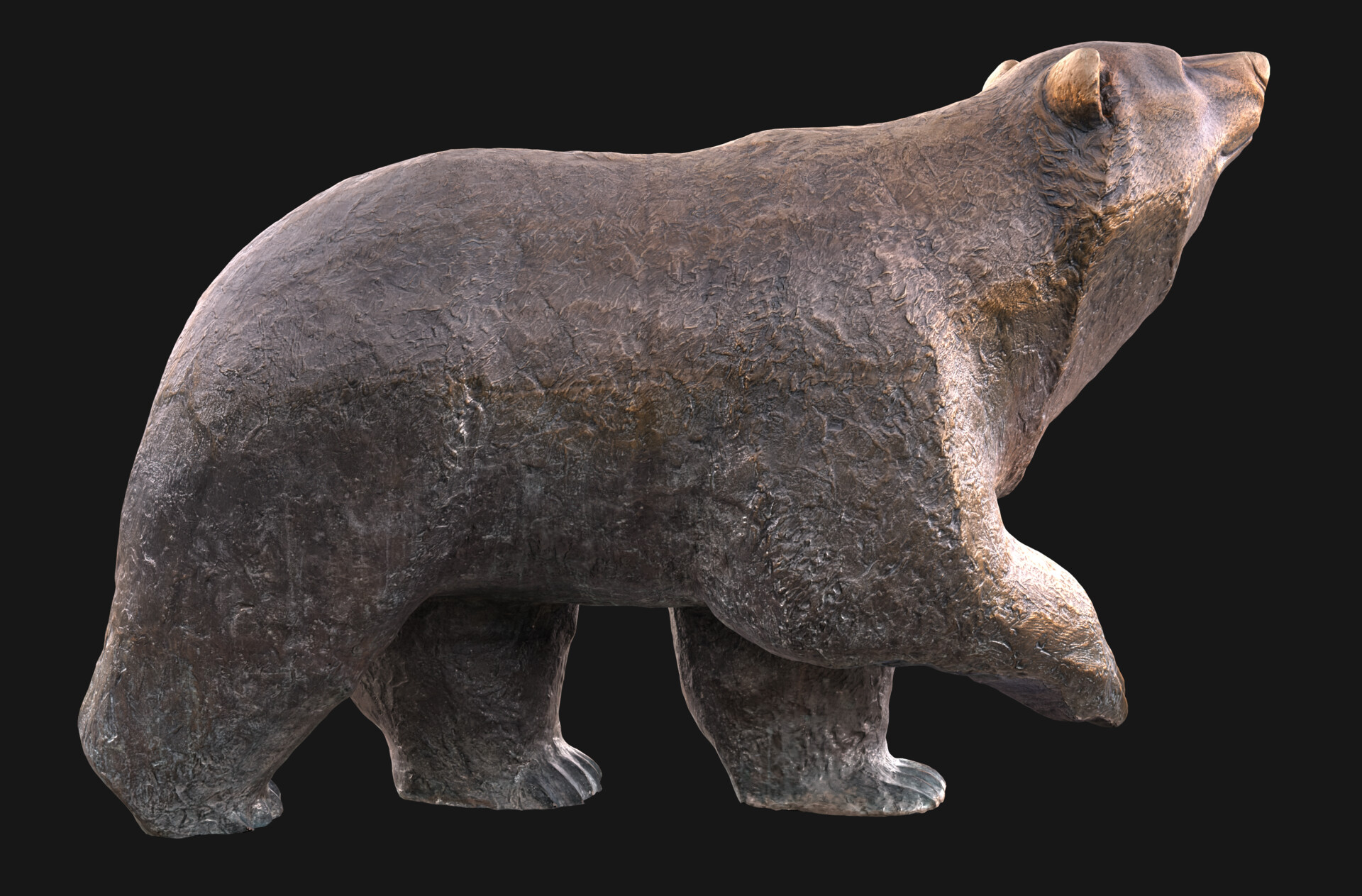 Alexey Gorinov - 3D scanning of the Perm bear monument using photogrammetry