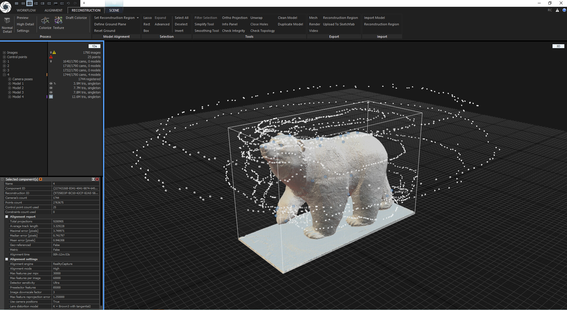 Alexey Gorinov - 3D scanning of the Perm bear monument using photogrammetry