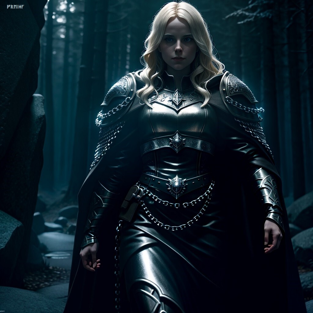 ArtStation - Freyja Goddess of War Anglo Saxon Runes