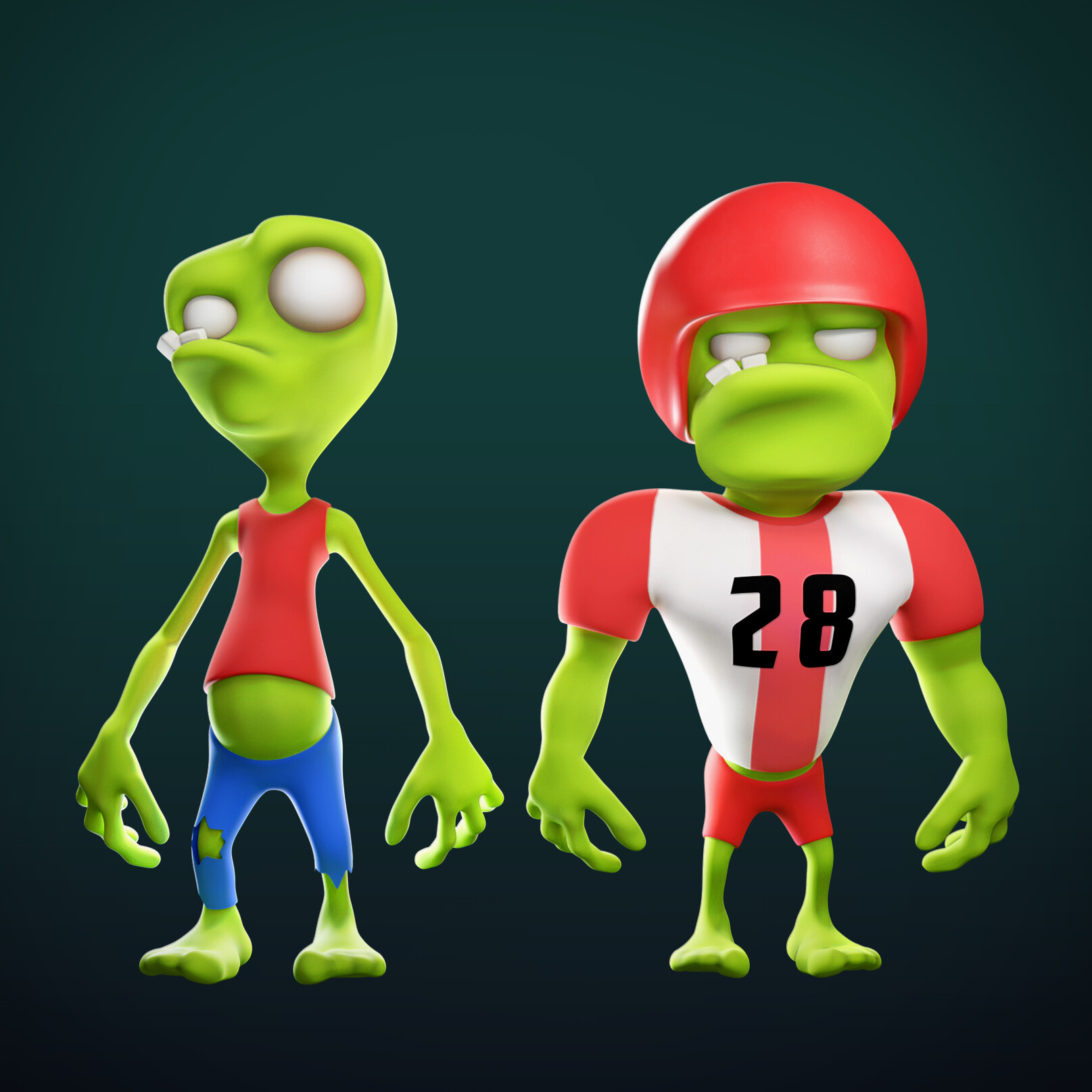 ArtStation - Stylized Zombies