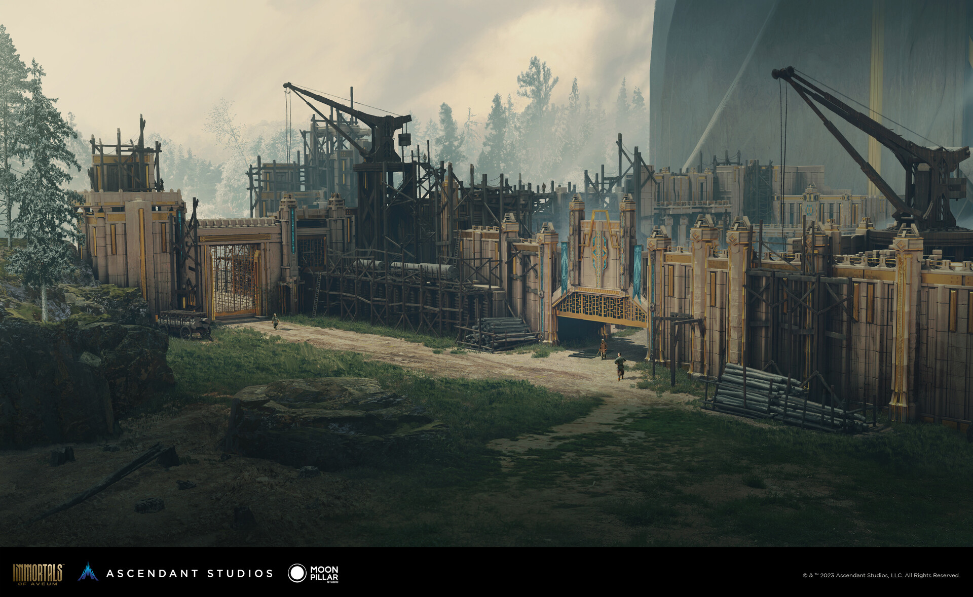 Moon Pillar Studio - Immortals of Aveum - Lucian Courtyard