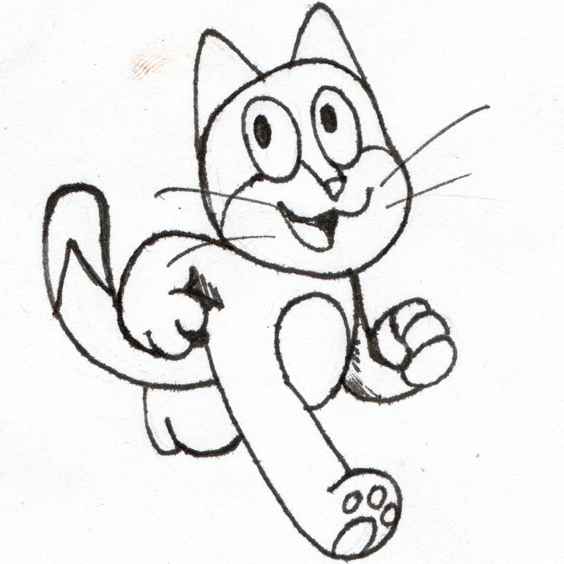 ArtStation - Inktober 2023 #22 | Scratchy (Yes, it's the scratch cat ...