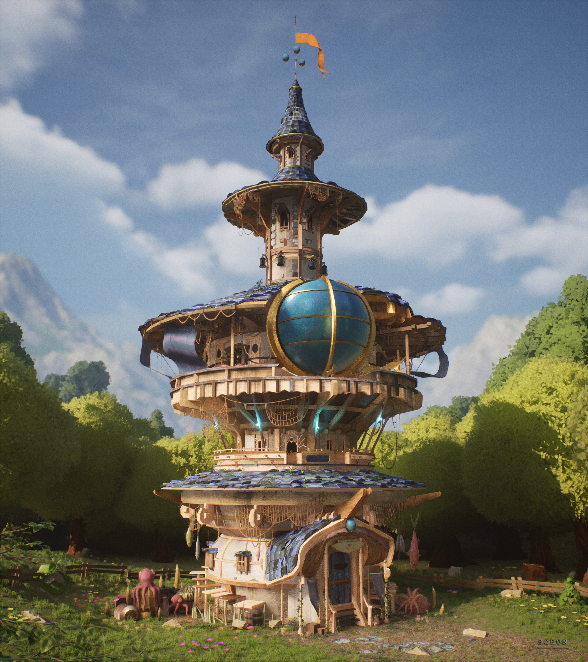 ArtStation - Fortune Teller Tower