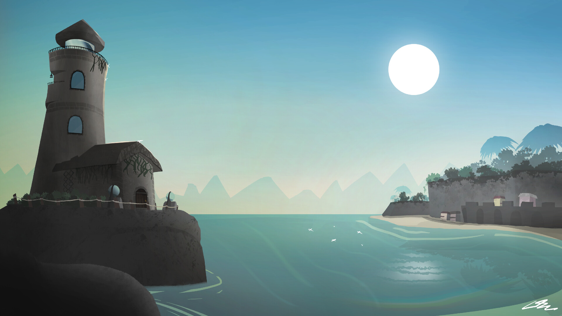 Lewis Cresswell - Citadel Island / Lupin-bourg Lighthouse (Little Big ...