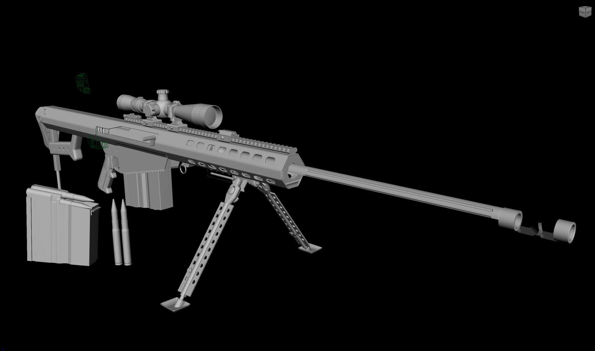 ArtStation - Barrett M82 WIP