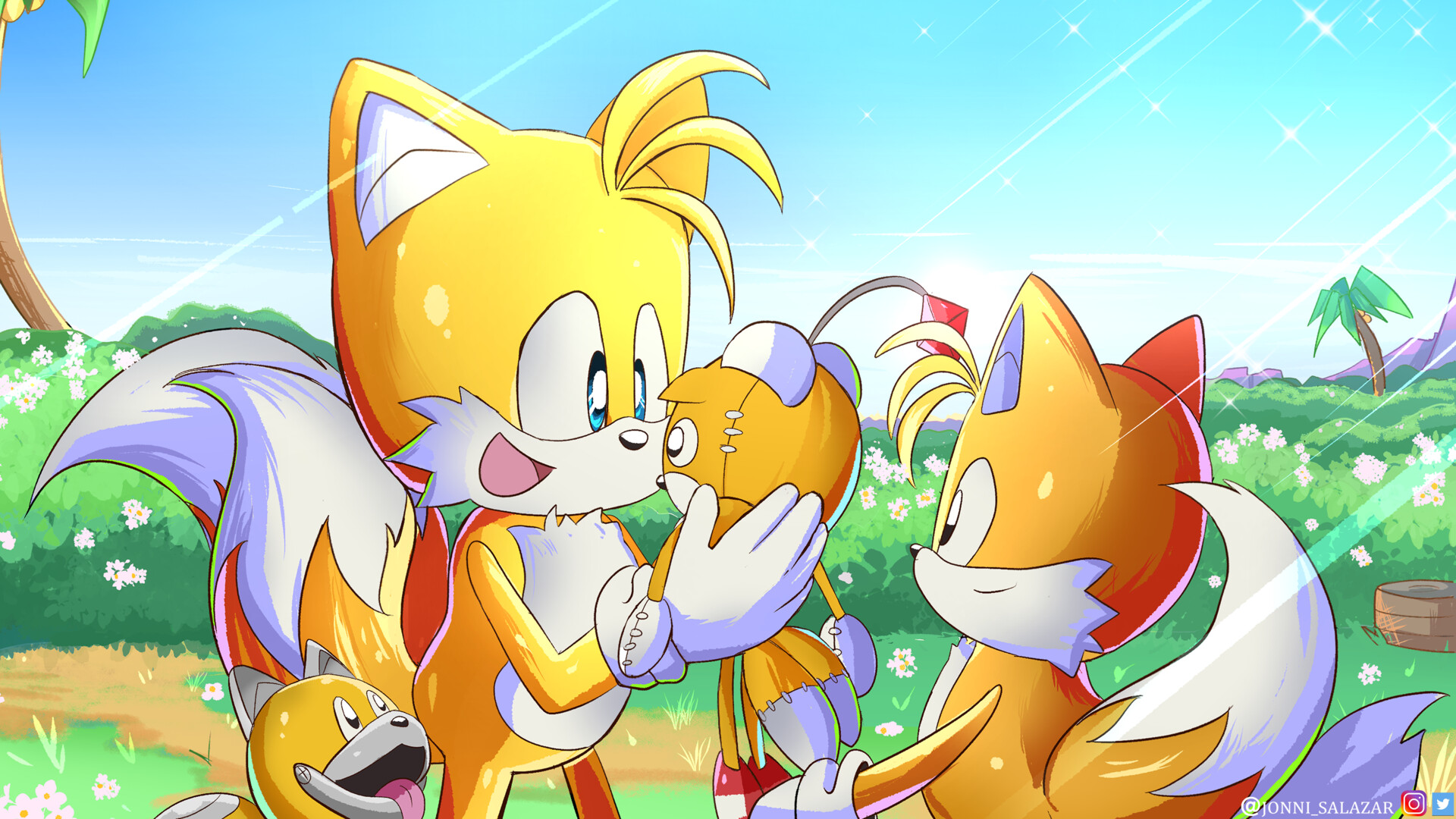 ArtStation - Look a Like (Modern and Classic Tails Fan Art)