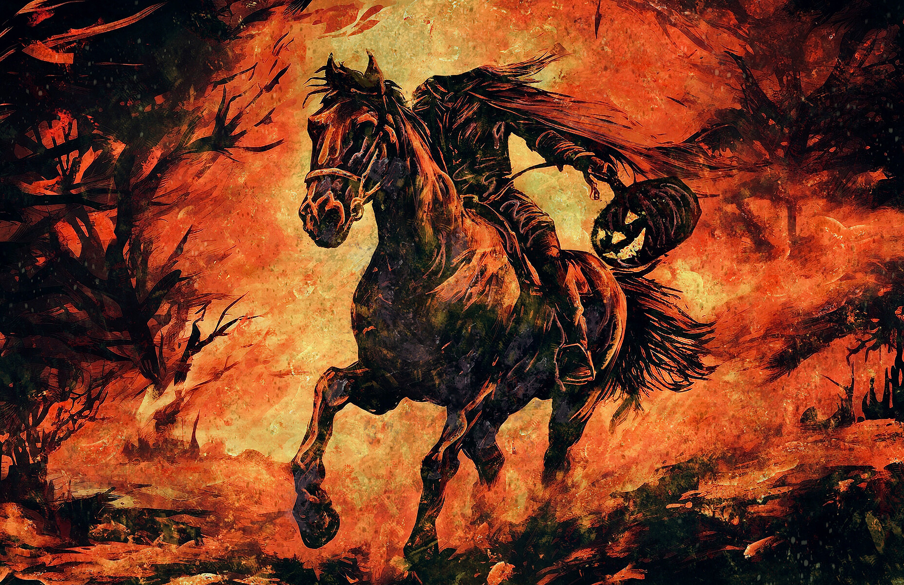 ArtStation - HEADLESS HORSEMAN