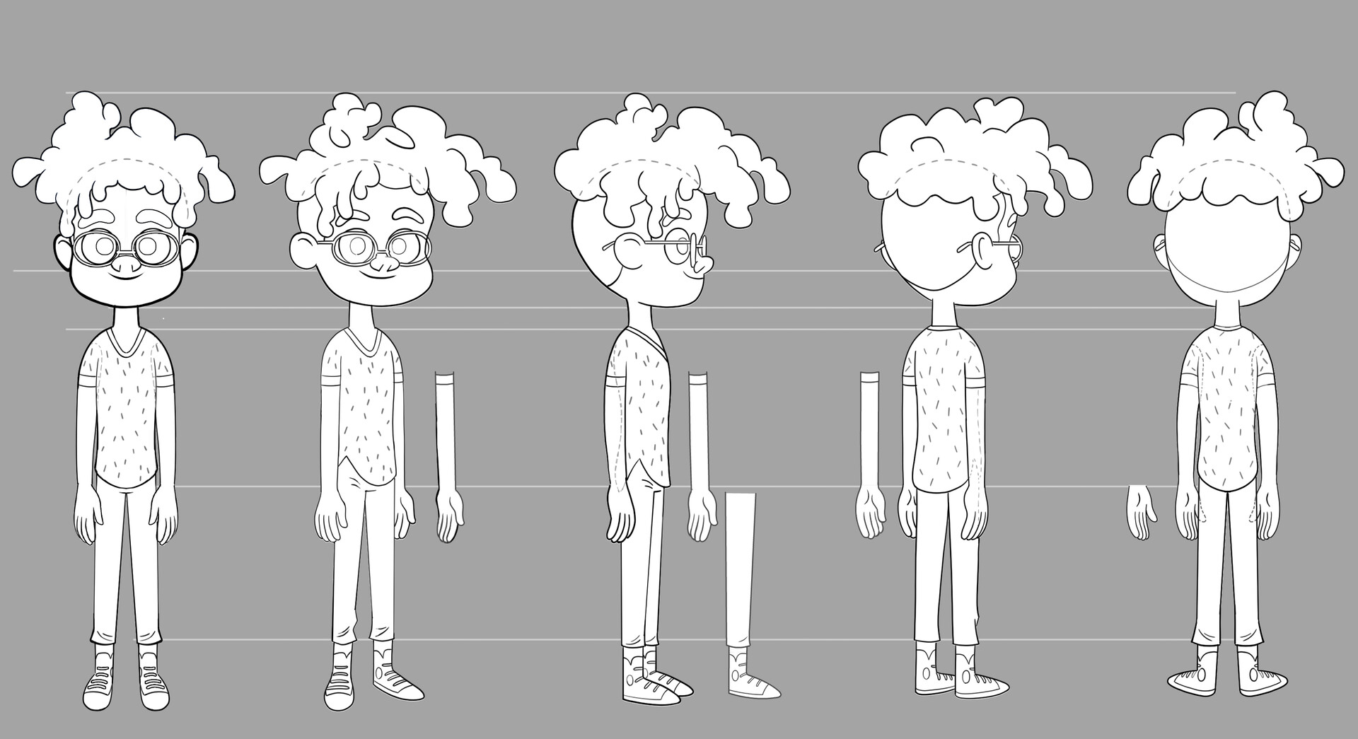 ArtStation - various Character turnarounds for animated projects