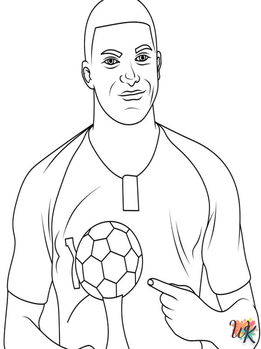 ArtStation - Dibujos para Colorear Mbappe