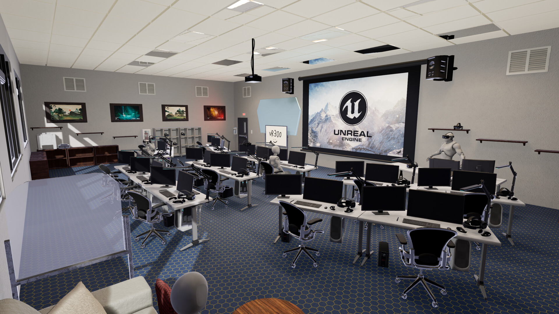 ArtStation - Future VR Classroom