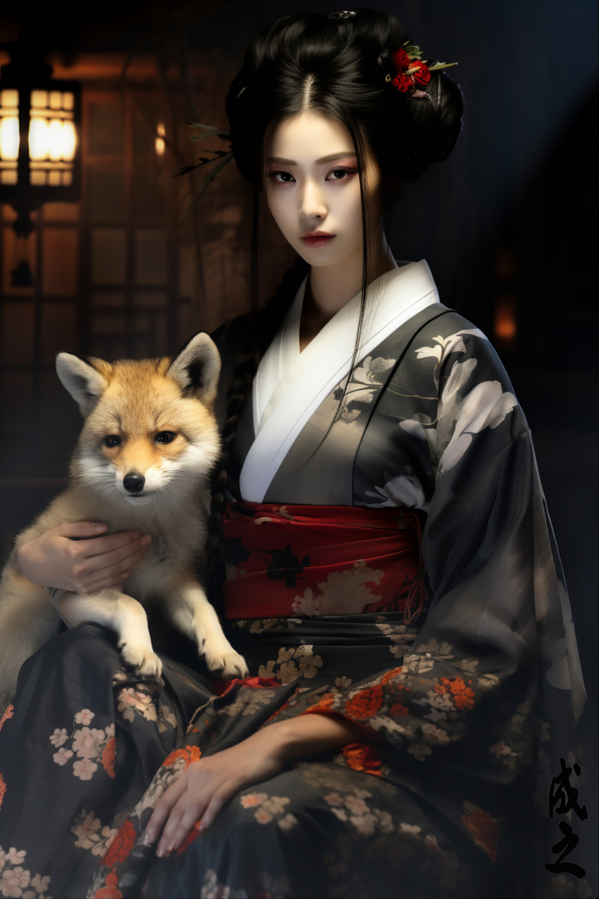 ArtStation - Uka-no-Mitama (Japanese goddess of huge harvest and fertility)