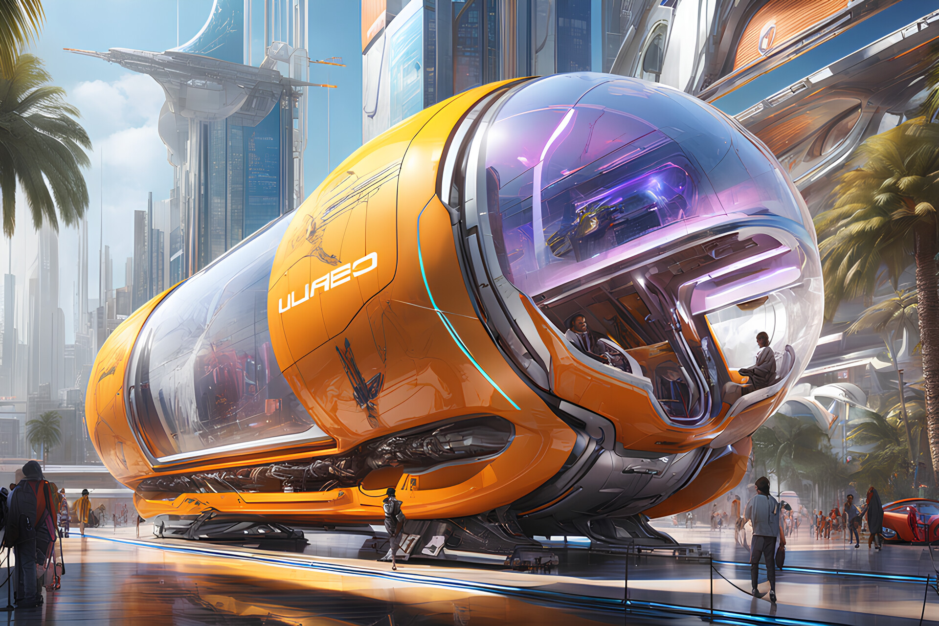 ArtStation - FUTURISTIC MODERN WORLD VIVID LANDSCAPE