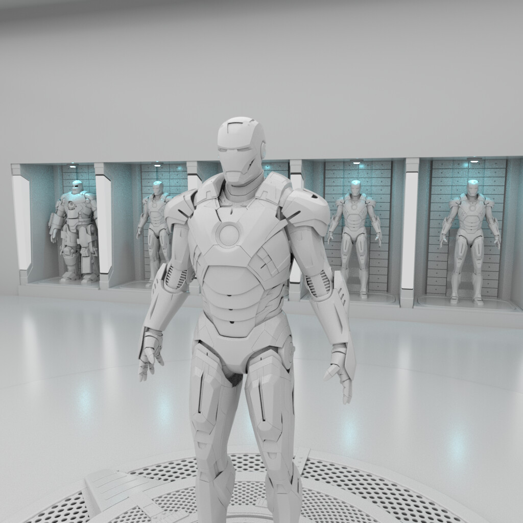 ArtStation - Tony Stark Lab