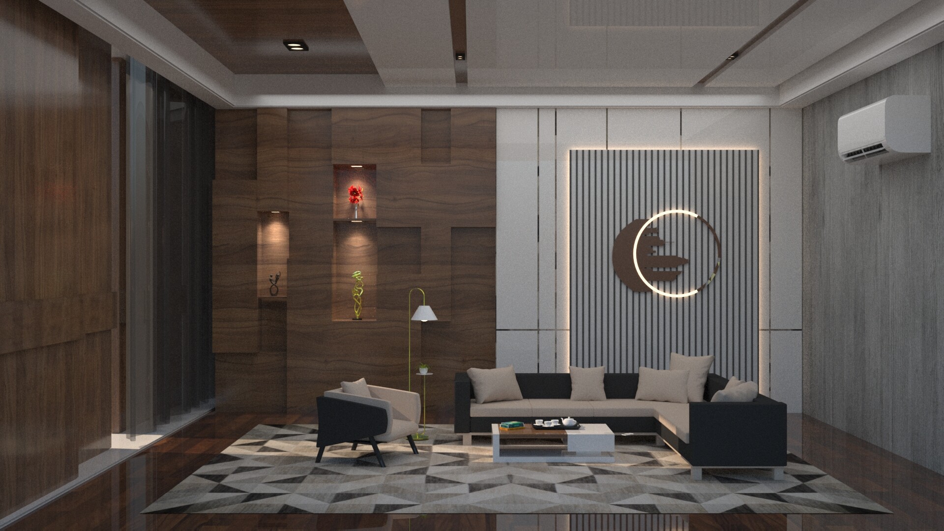 ArtStation - Living Room 3D Design