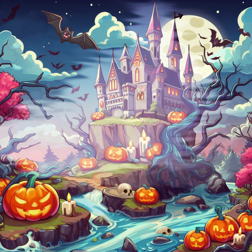 ArtStation - Halloween atmosphere in the city