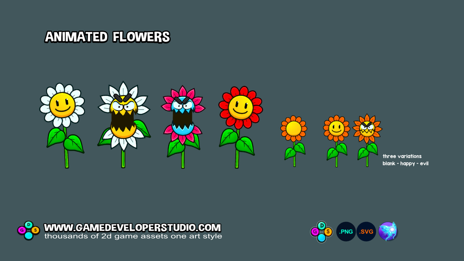 Robert Brooks - Animated flower game sprite