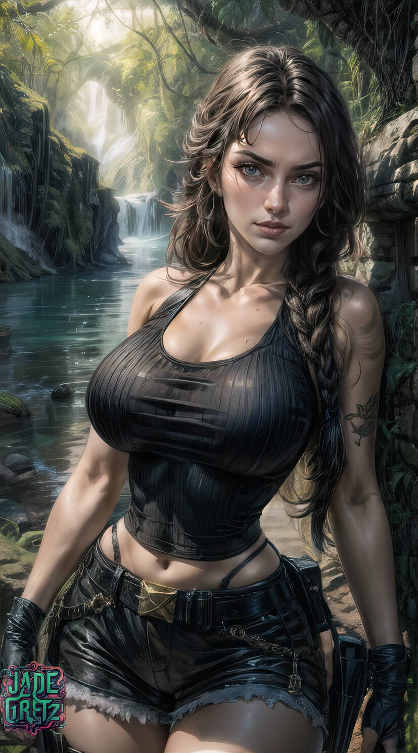 ArtStation - Lara Croft: Treasure Seeker's Grace by Jade Gretz