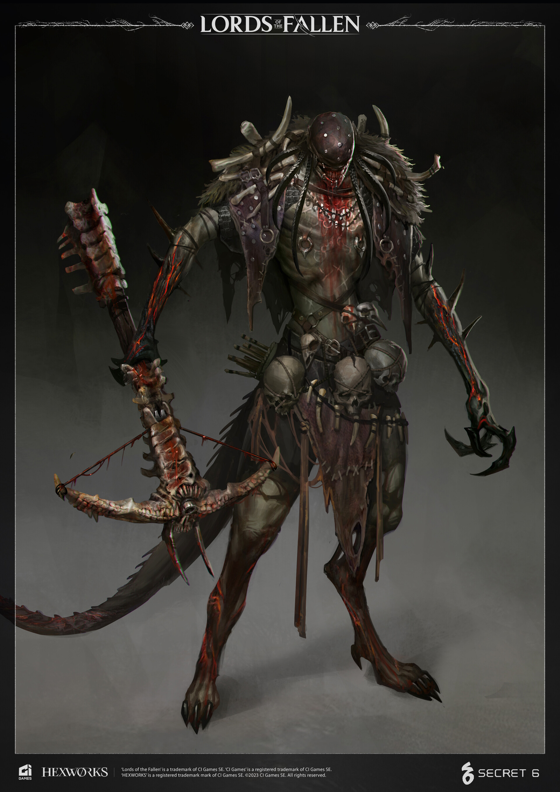 Carlos Ortiz Moreno - Lords of the Fallen creature design