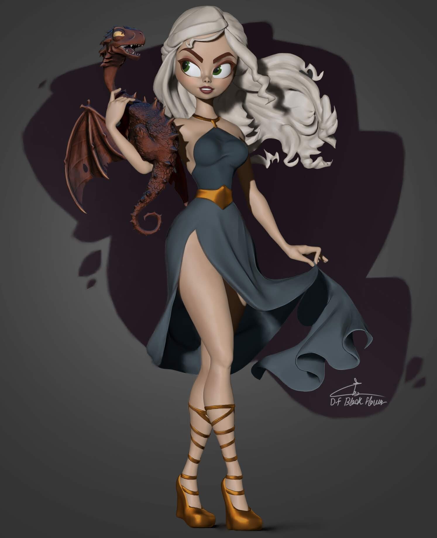 ArtStation - Dragon Girl