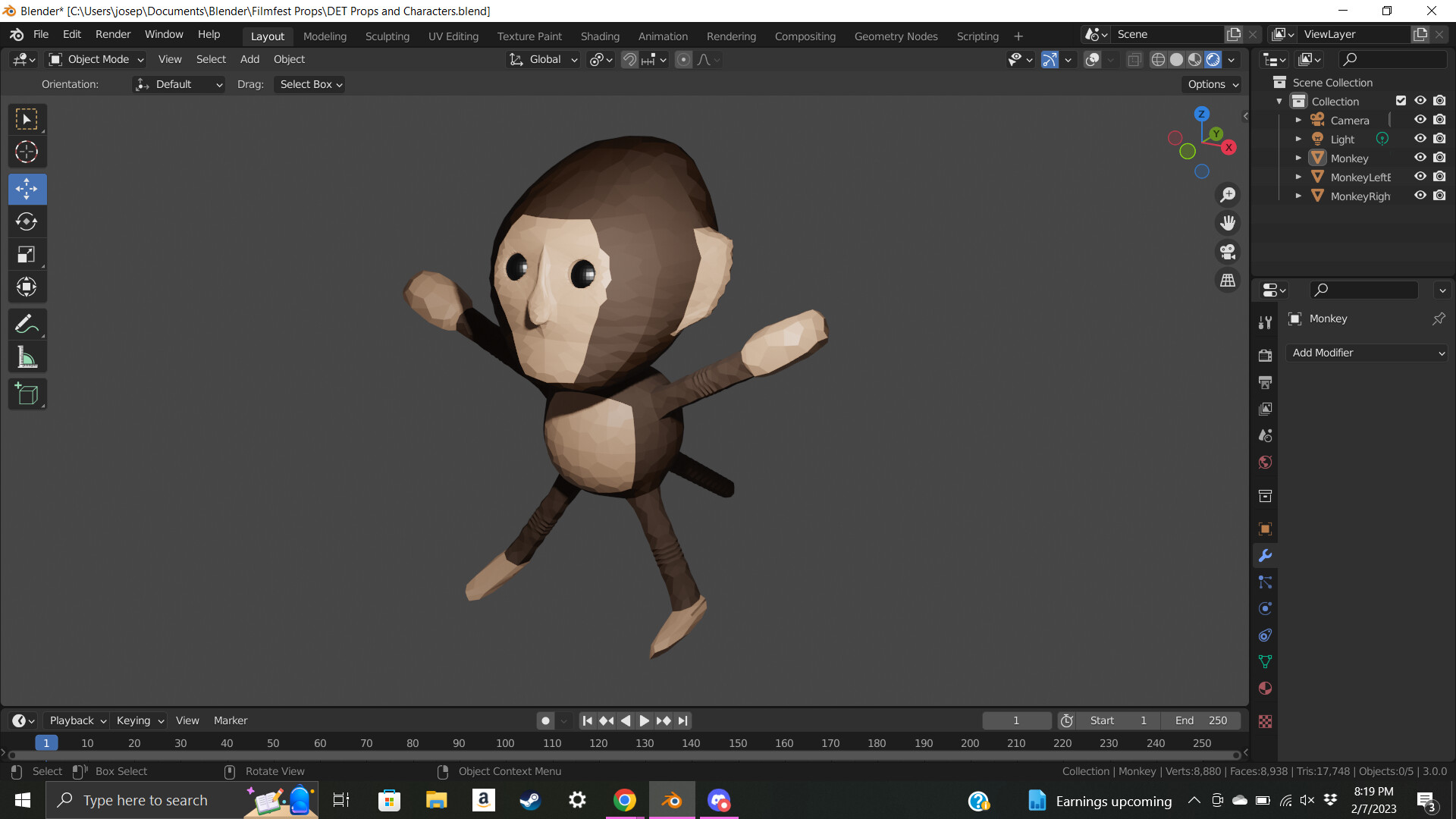 Joseph Perez - Toon Monkey Animation