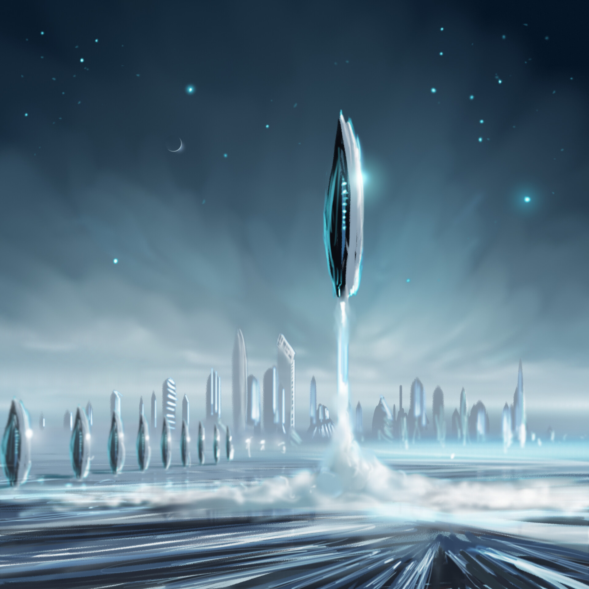 ArtStation - Space Center 2062