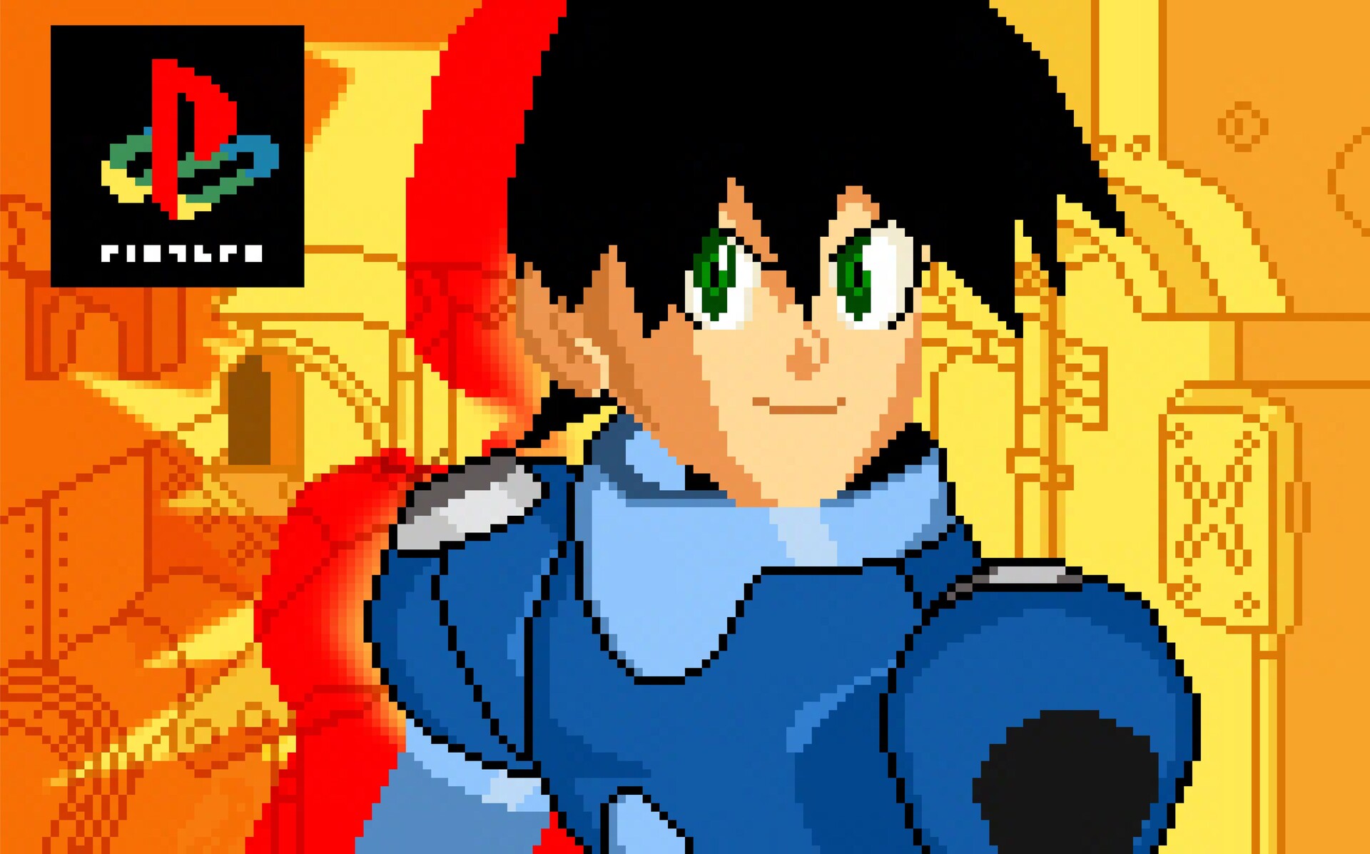 ArtStation - Mega man Legends Cover