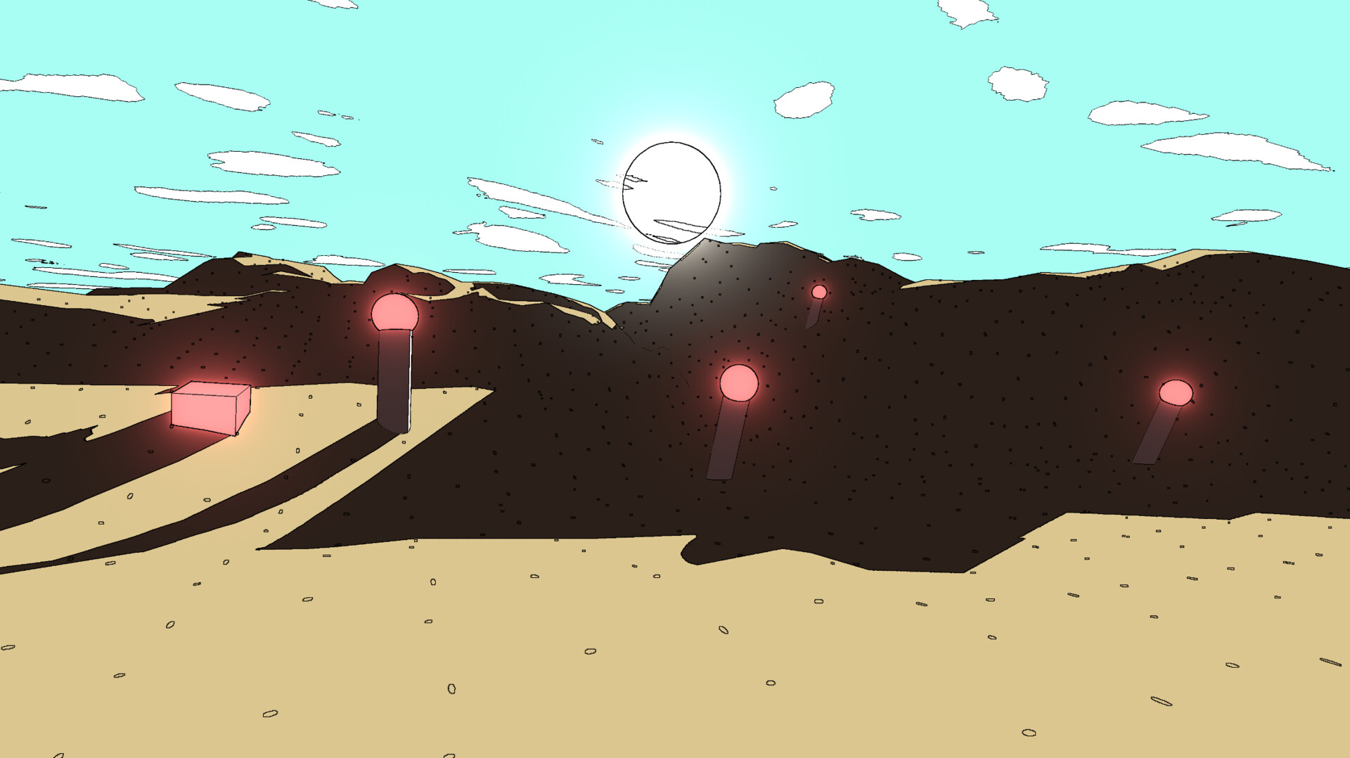 ArtStation - Moebius Inspired Art Style - Post Processing Shader