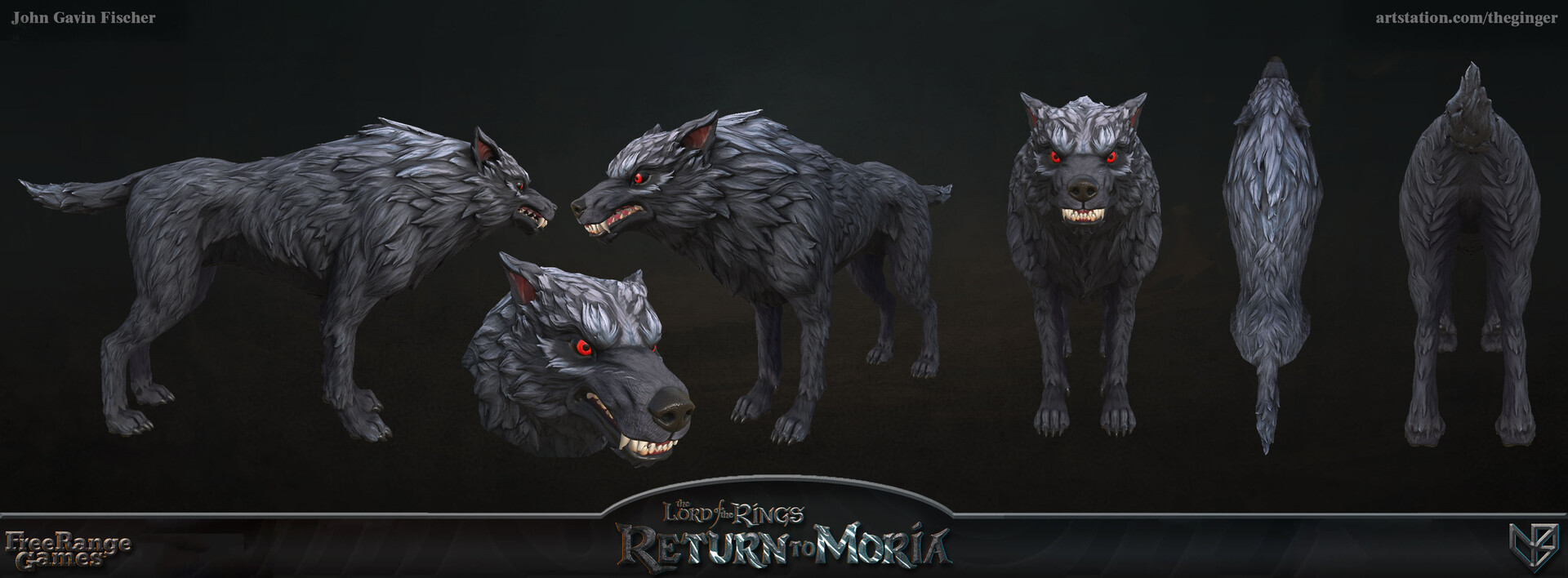 ArtStation - Return to Moria Wolf