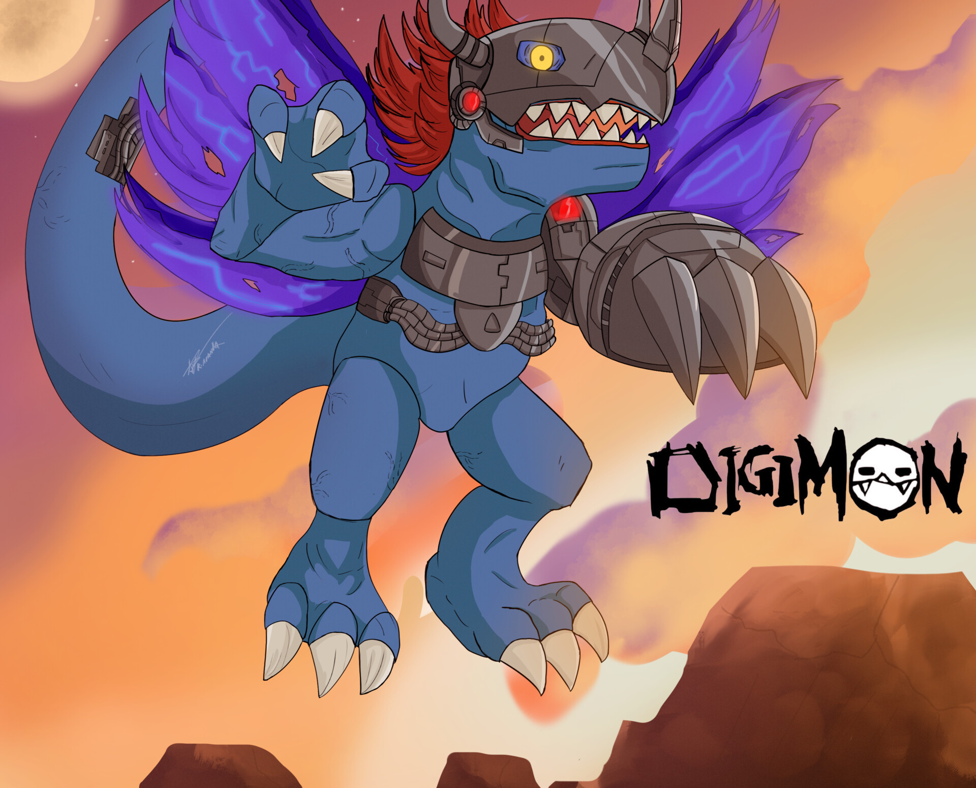 metalgreymon digimon