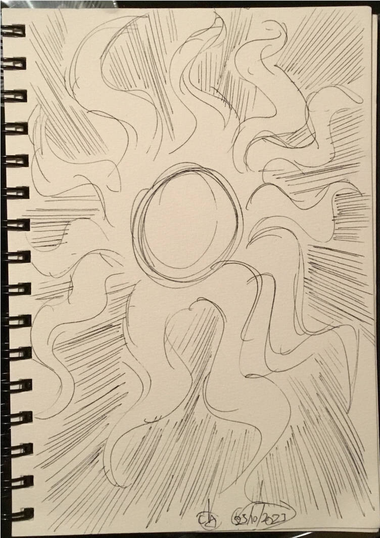 ArtStation - Inktober 2023 - Day 23 - Celestial