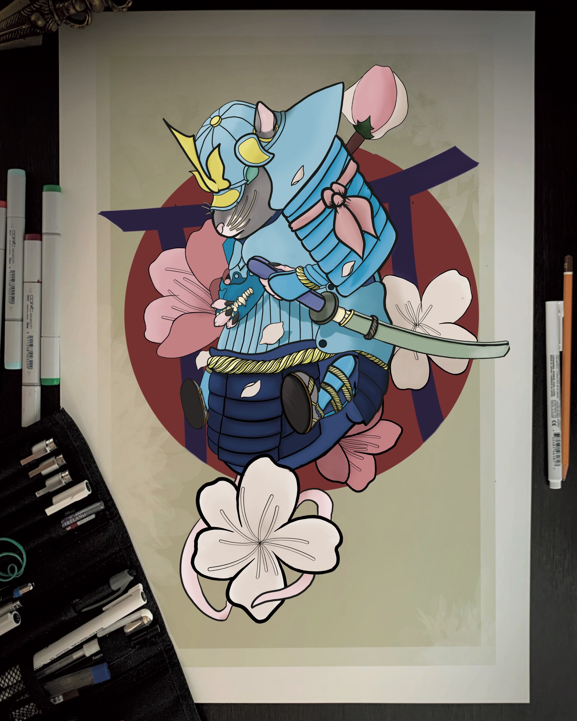 ArtStation - Mouse Samurai