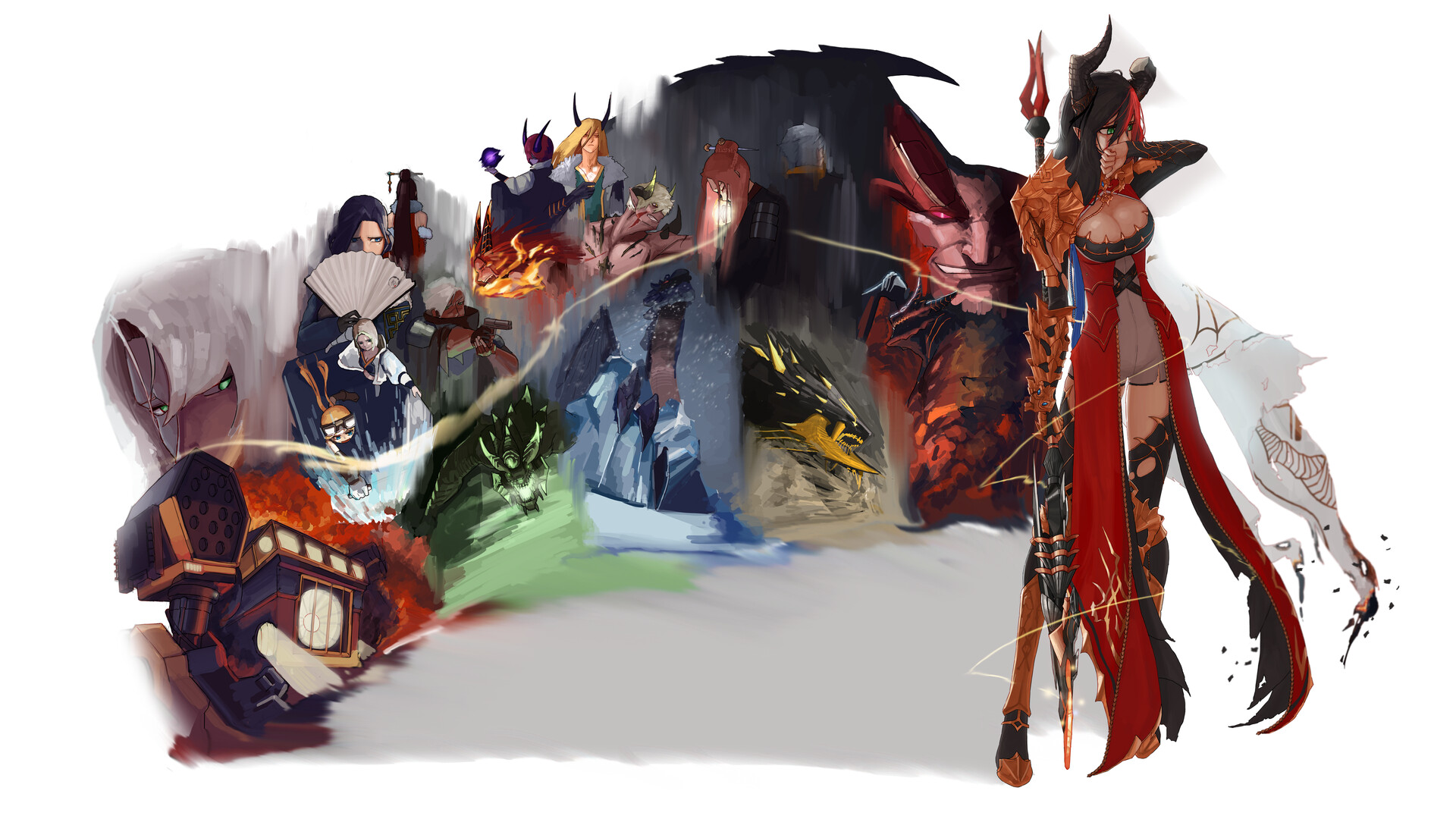 ArtStation - DNF Drangon Knight Fan Art