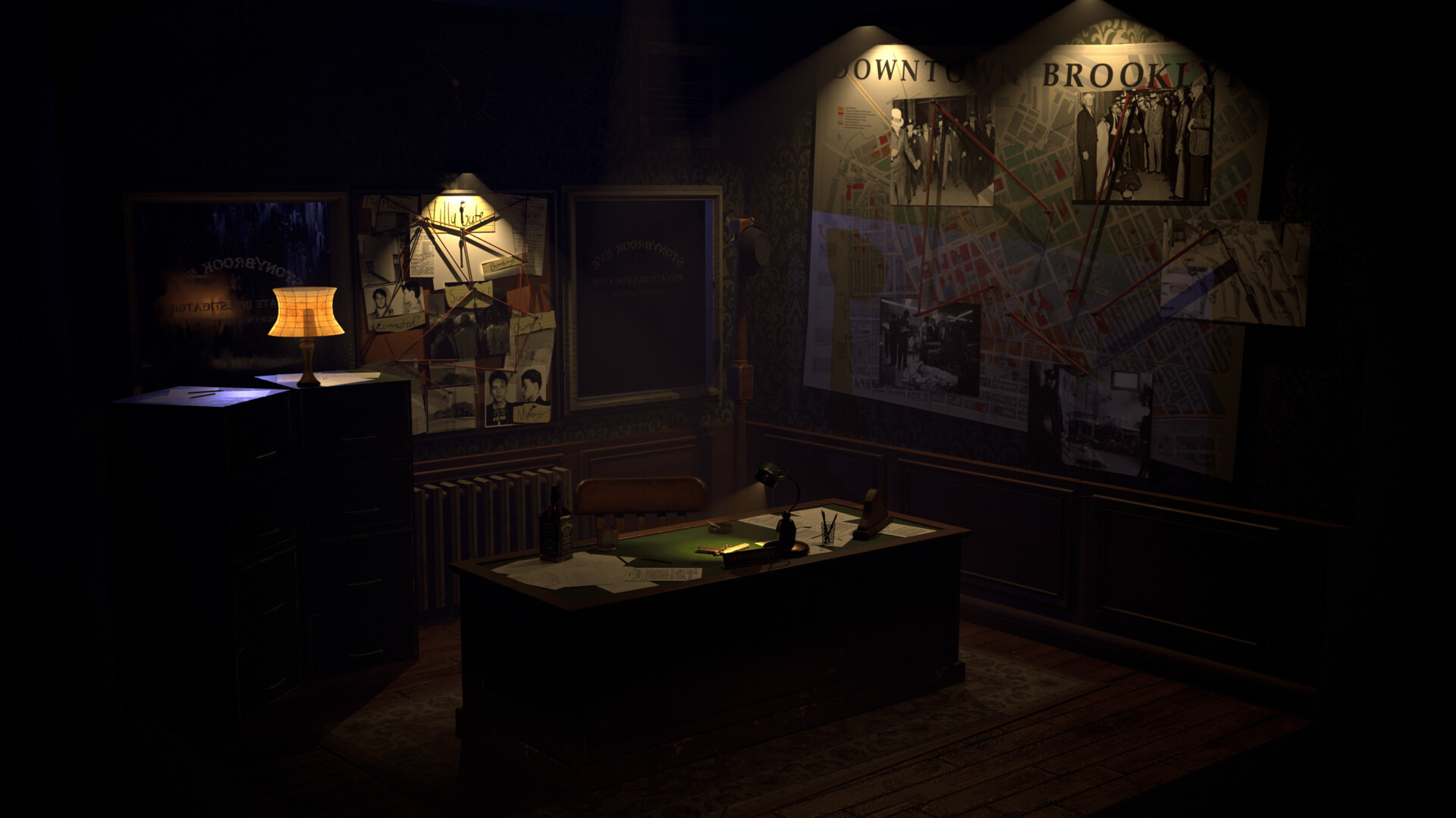 ArtStation - 90's Detectives Office